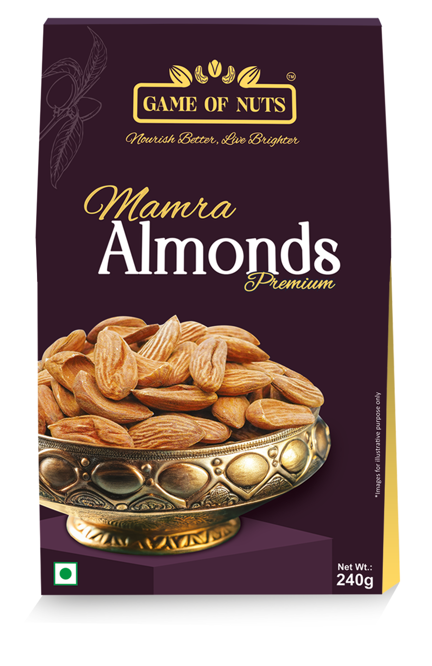 Mamra Almonds 240gm – Game of Nuts